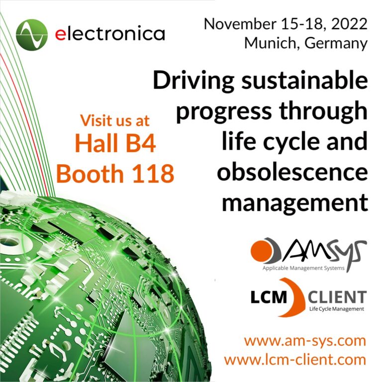 Join AMSYS at electronica 2022 - B4.118 - AMSYS