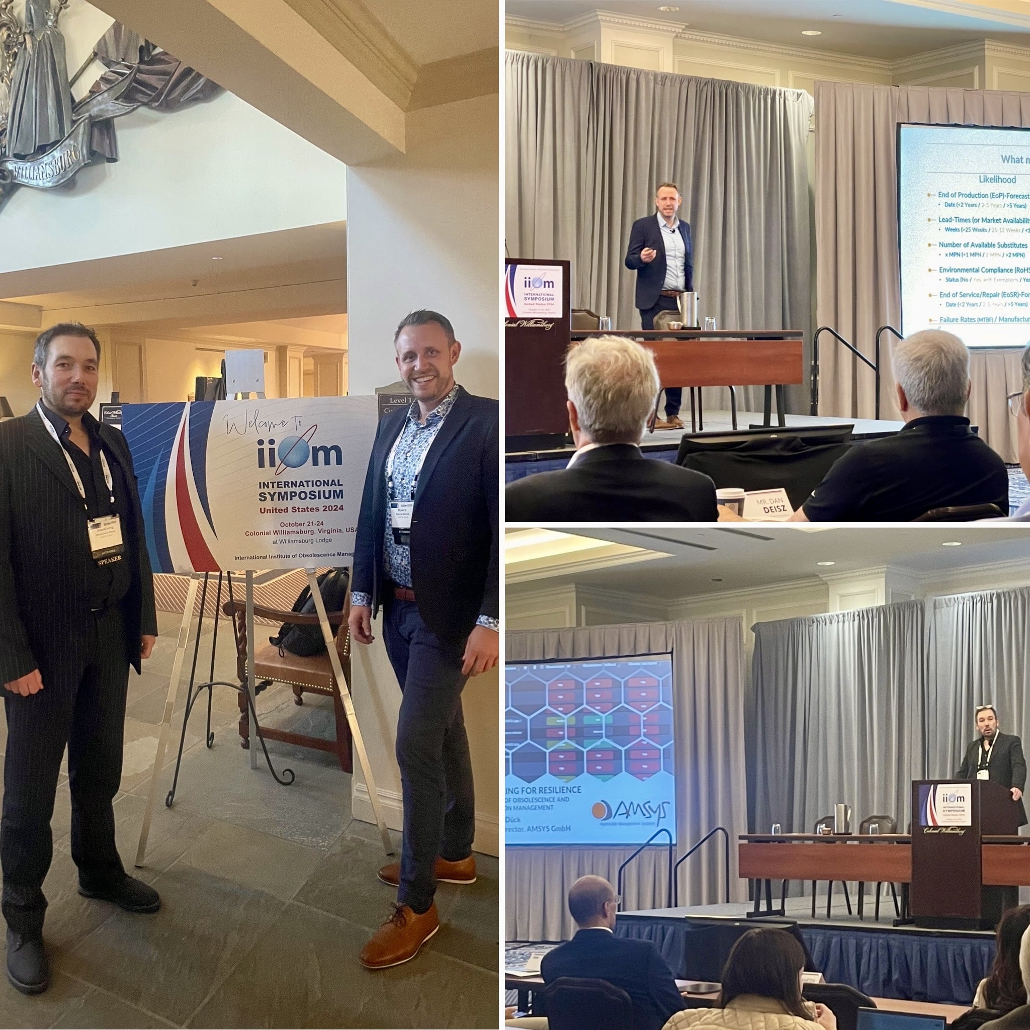 At the IIOM International Symposium - AMSYS